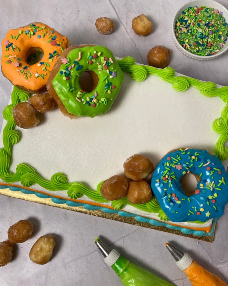 Donut Sheet Cake - Duke Bakery | Local Bakery since 1951