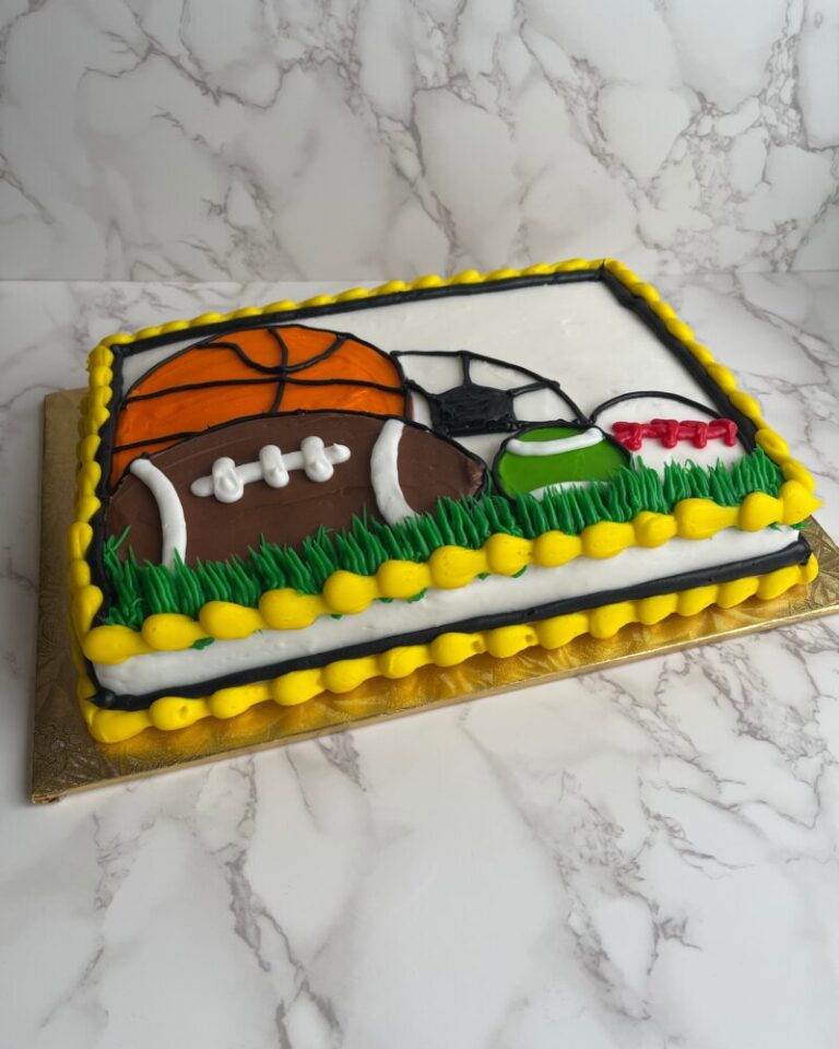 Tie Dye Sheet Cake - Duke Bakery | Local Bakery since 1951