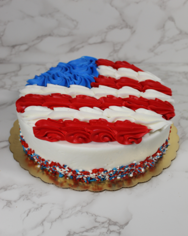 American Flag Sheet Cake - Duke Bakery | Local Bakery since 1951