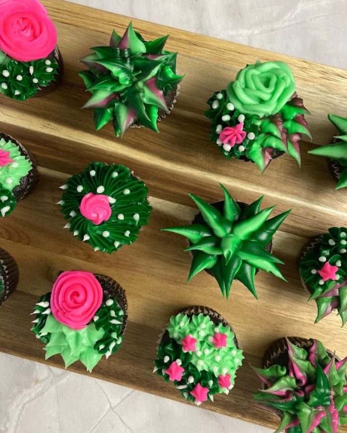 Floral Cupcakes - Duke Bakery | Local Bakery since 1951