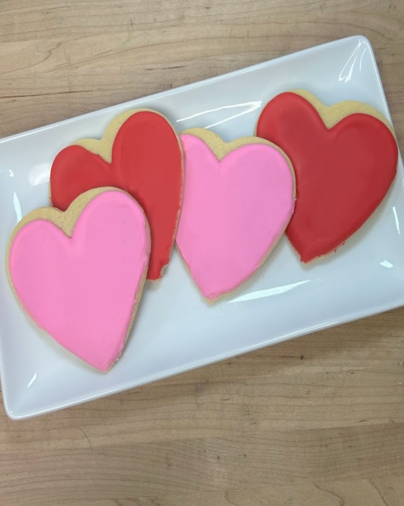 Red and Pink Heart Decorated Cookie Set - Duke Bakery | Local Bakery ...